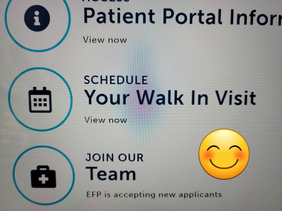 Schedule your Walk-In appointment YOURSELF!! | Endwell Family Physicians